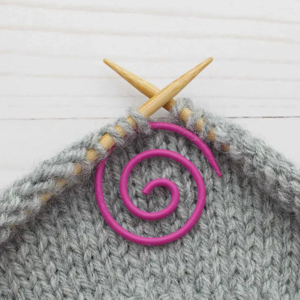 Colorful Curly Cable Needle - Fengari Fiber Arts